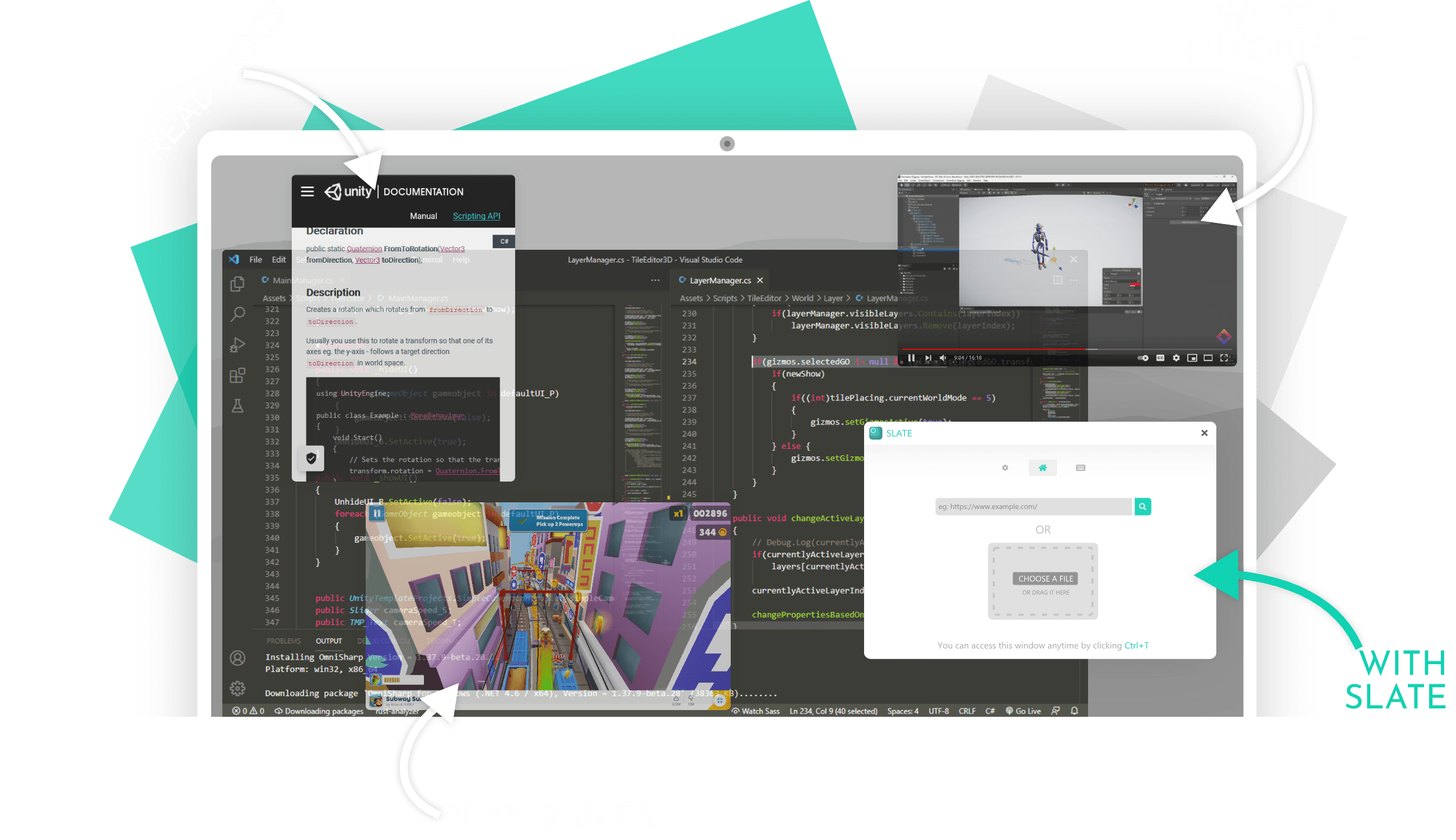 SLATE | Elevate Your Screen And Multitask Like A Pro
